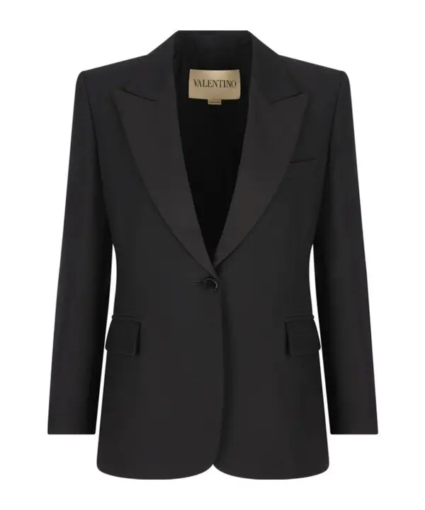 Valentino Garavani Single-breasted Notch Lapel Blazer