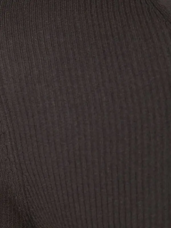 P.a.r.o.s.h Ribbed Knit Sweater With Mid-length Sleeves
