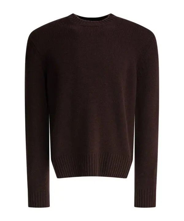 TOM FORD Long-sleeved Crewneck Jumper - Brown