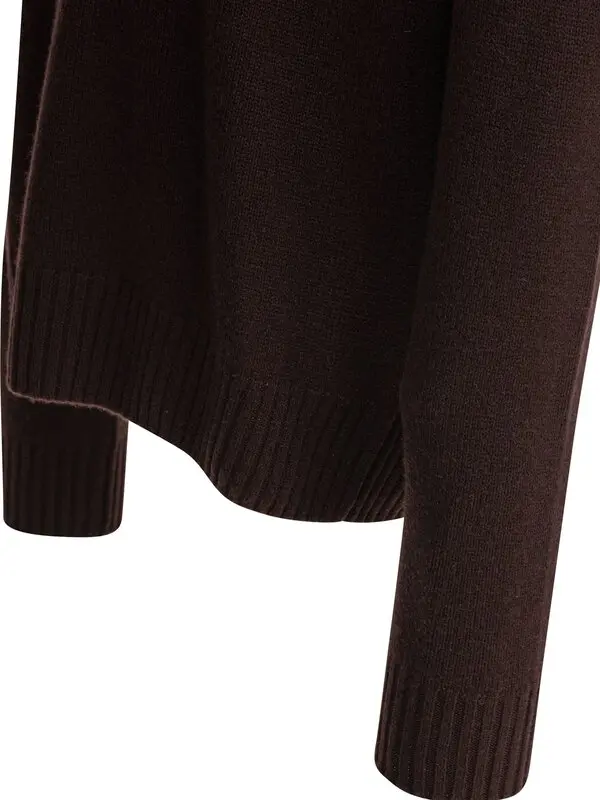 TOM FORD Long-sleeved Crewneck Jumper - Brown