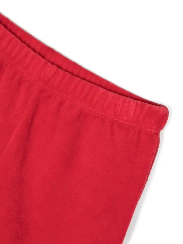 IL GUFO Velvet Trousers Set With Ruffle Collar