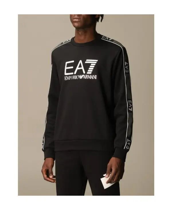 EA7 Printed Logo Pullover Sweater