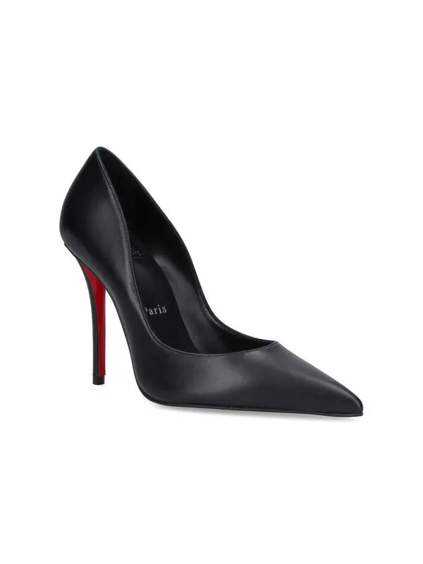CHRISTIAN LOUBOUTIN Miss Z 100mm Leather Pumps - Black