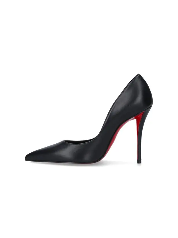 CHRISTIAN LOUBOUTIN Miss Z 100mm Leather Pumps - Black