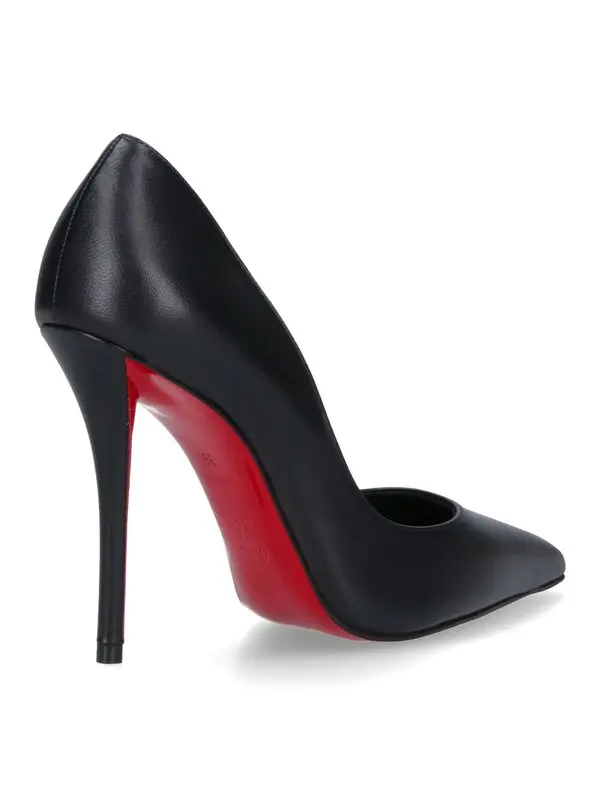 CHRISTIAN LOUBOUTIN Miss Z 100mm Leather Pumps - Black