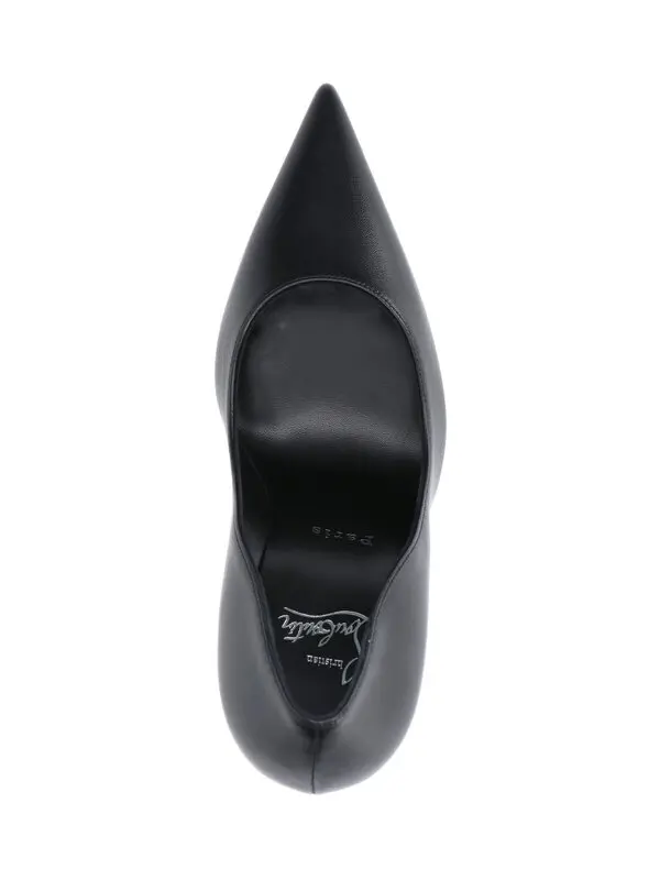 CHRISTIAN LOUBOUTIN Miss Z 100mm Leather Pumps - Black