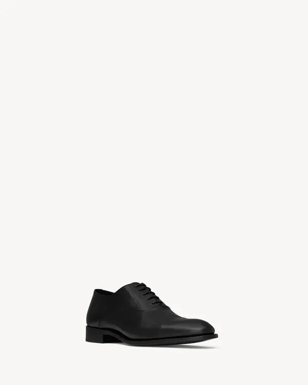 Saint Laurent Adrien Lace-up Oxford Loafers