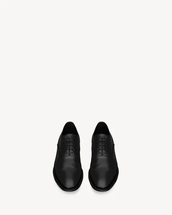 Saint Laurent Adrien Lace-up Oxford Loafers