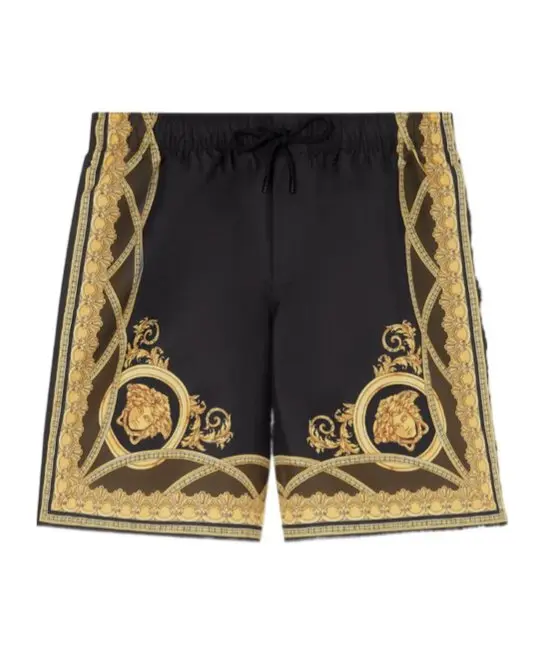 Versace La Coupe Des Dieux Swim Shorts - Black