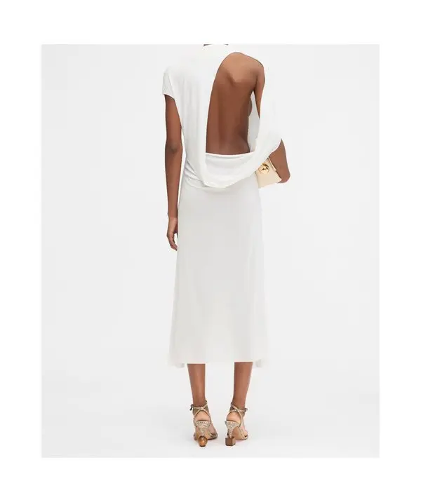 Jacquemus Drape Detailed Dress
