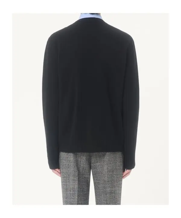 Valentino Garavani Crew Neck Long Sleeve Jumper With Graphic Print
