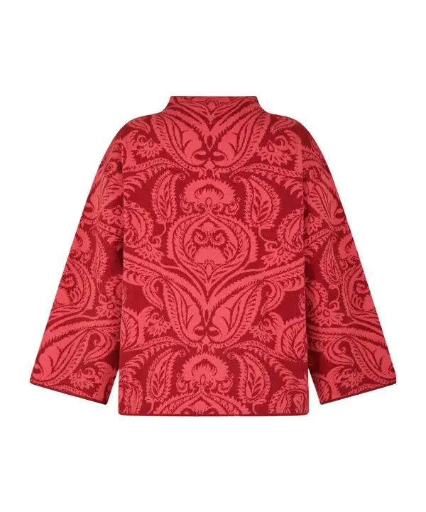Etro Long-sleeved Pullover With Paisley Pattern