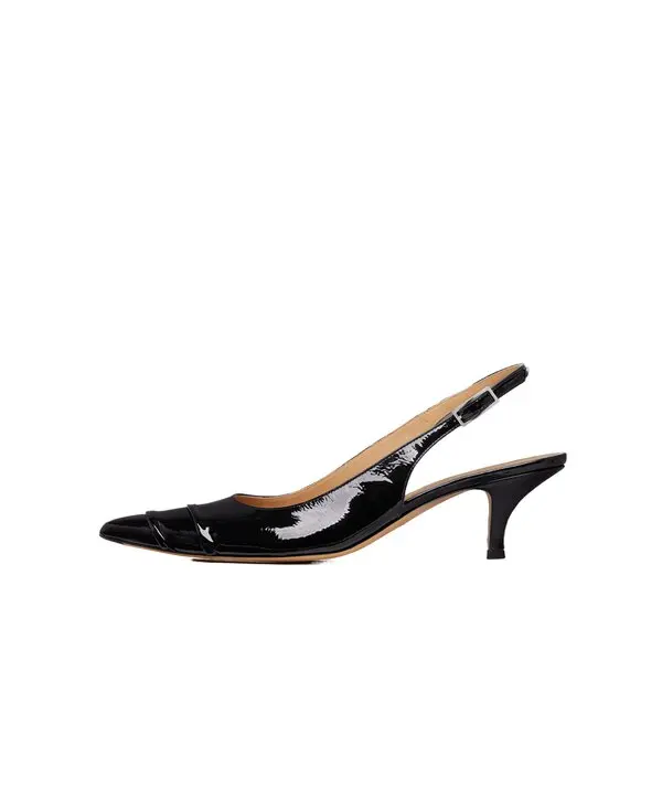 MAISON MARGIELA Kinkies Patent Leather Slingback Heels