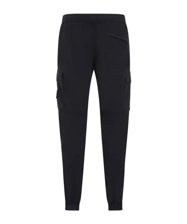 Stone Island Elastic Waist Cargo Pants With Zip Detail