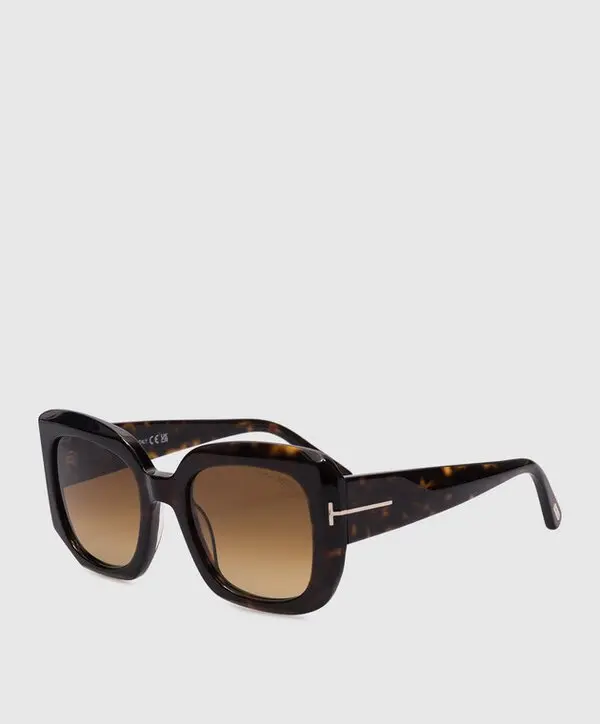 TOM FORD Logo Sunglasses - Black