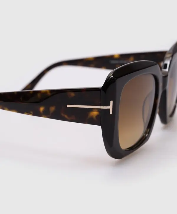 TOM FORD Logo Sunglasses - Black