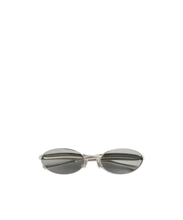 Bottega Veneta Oval Sunglasses - Silver