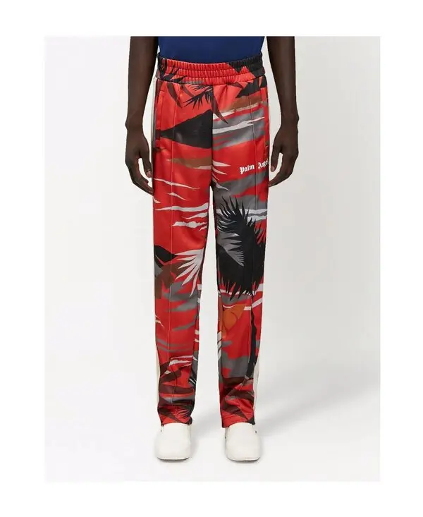 Palm Angels Multicolor Printed Casual Pants