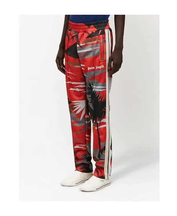 Palm Angels Multicolor Printed Casual Pants