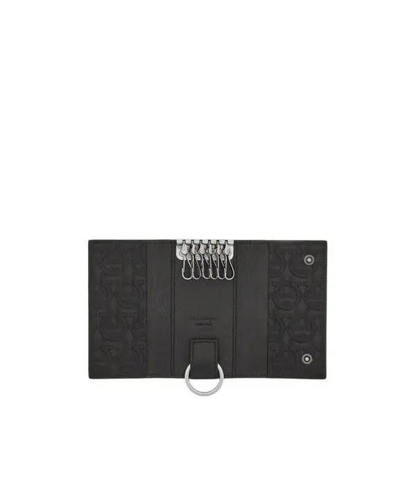 FERRAGAMO Gancini Logo Key Bag