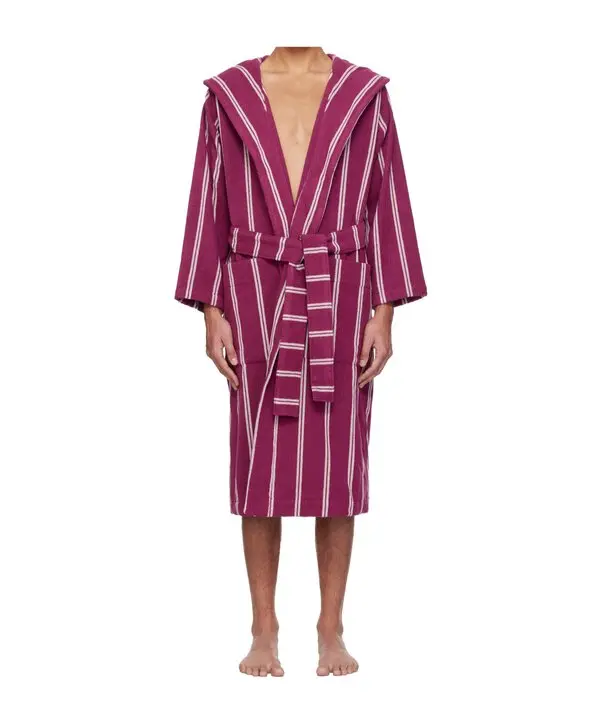 TEKLA Hooded Bathrobe - Red