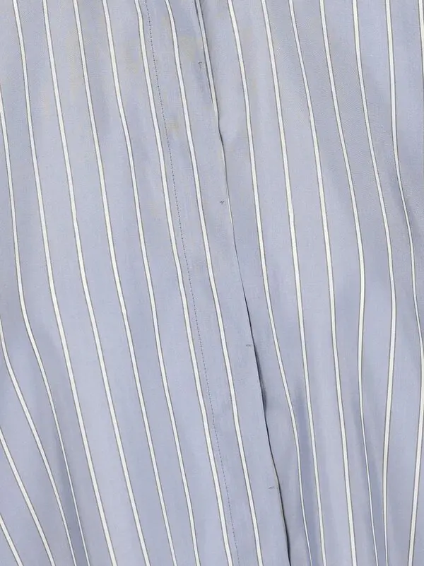 Brunello Cucinelli Striped Buttoned Shirt - Gray