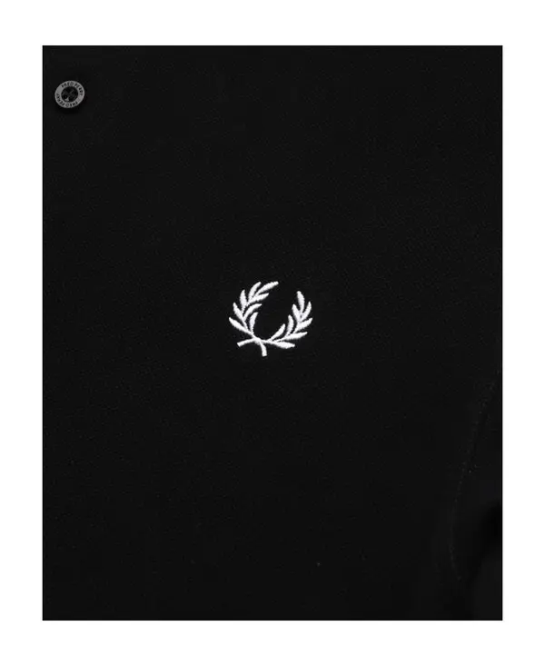 Fred Perry Embroidery Polo Shirt - Black