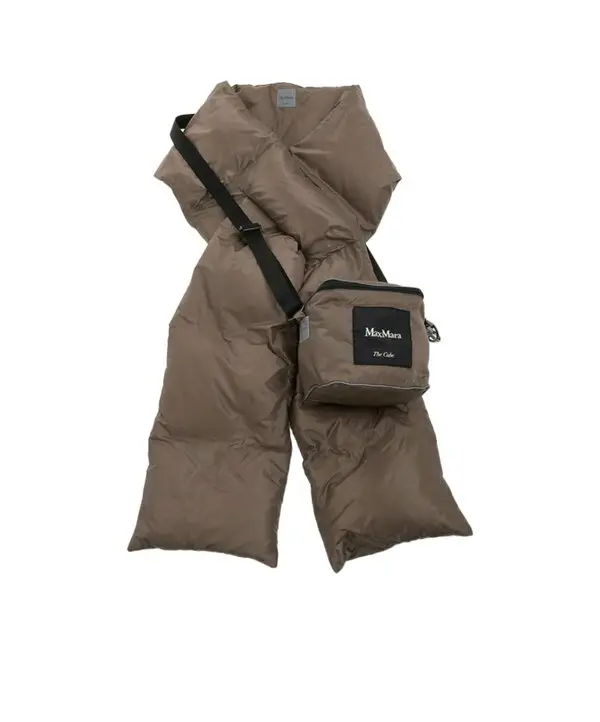 Max Mara Logo Scarf - Brown
