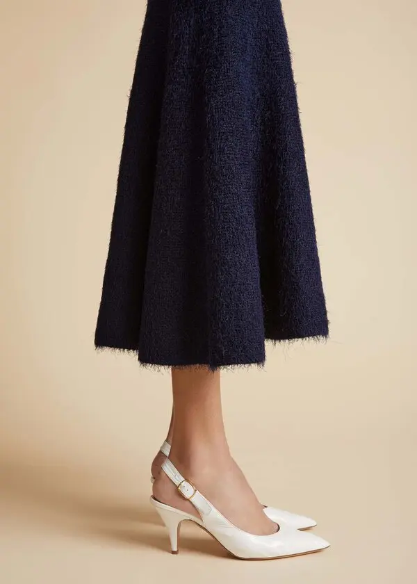 Khaite Long Knitted Skirt