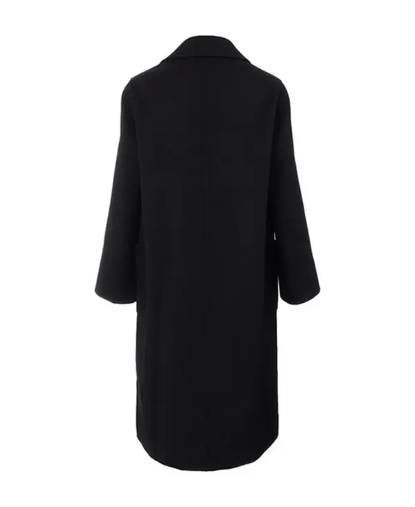 Emporio Armani Logo Cashmere Coat