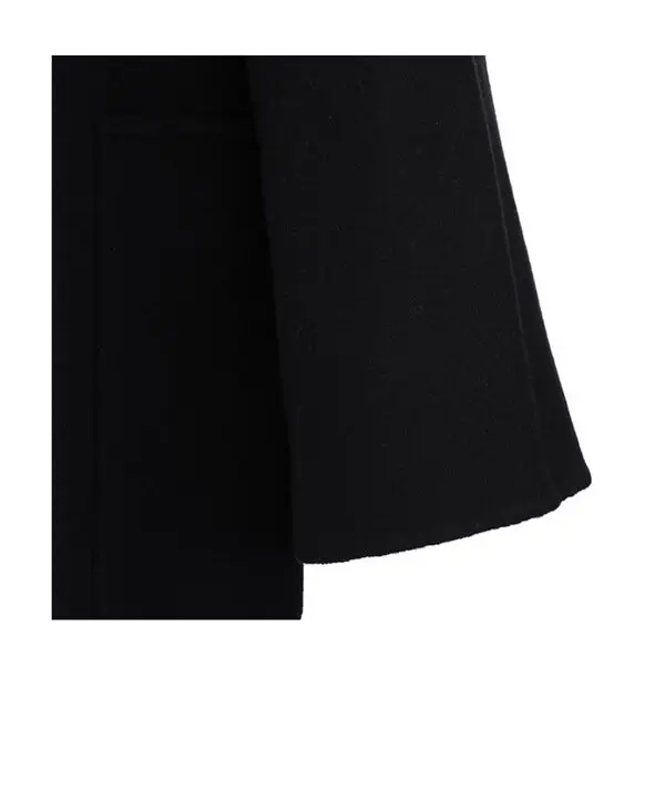Emporio Armani Logo Cashmere Coat