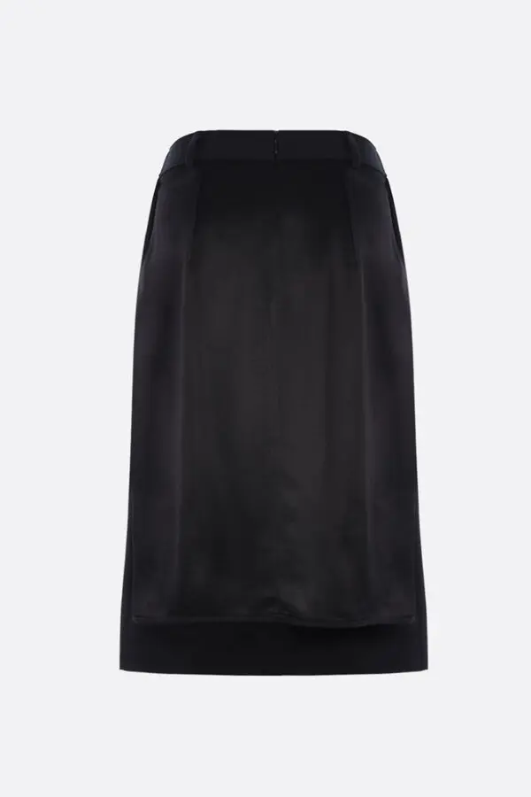 Balenciaga Panelled Midi Skirt