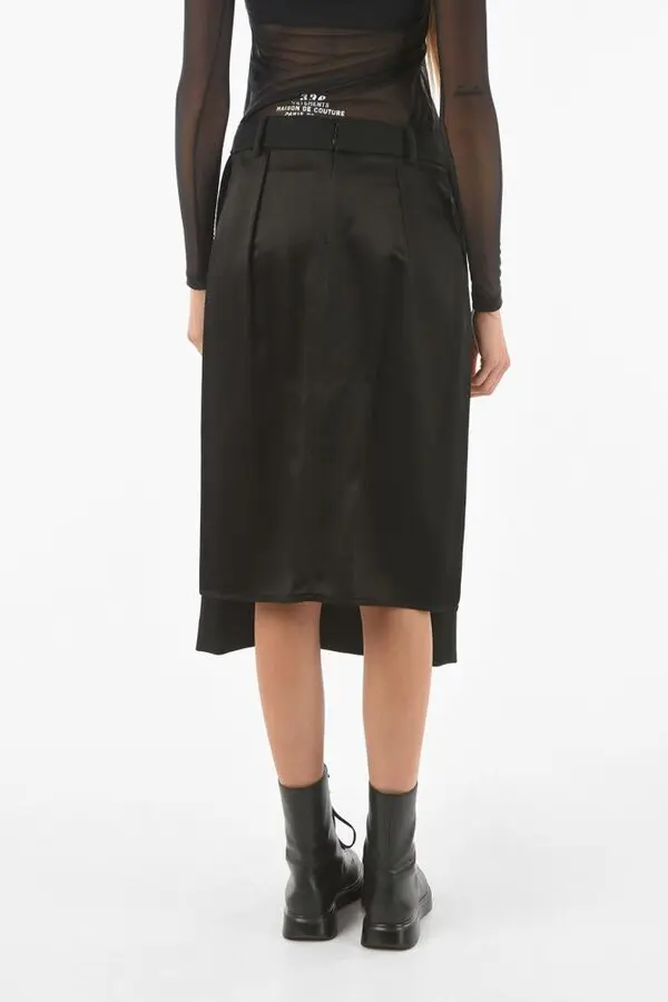 Balenciaga Panelled Midi Skirt