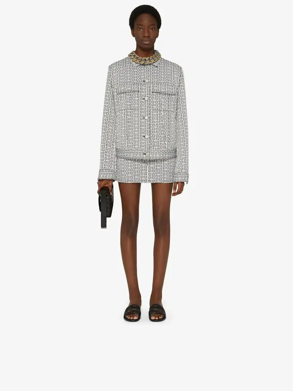 Givenchy 4g Jacquard Mini Skirt