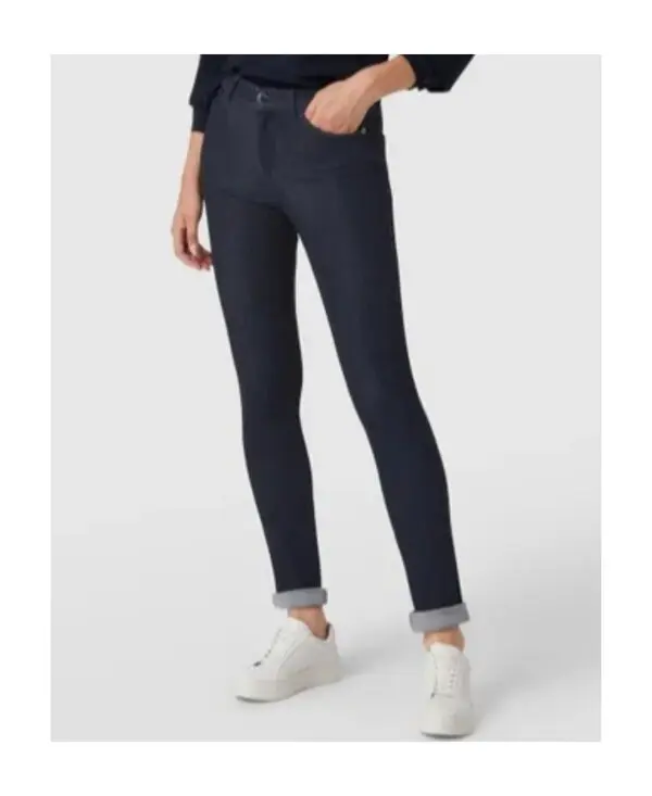 Emporio Armani High-waisted Slim-cut Trousers