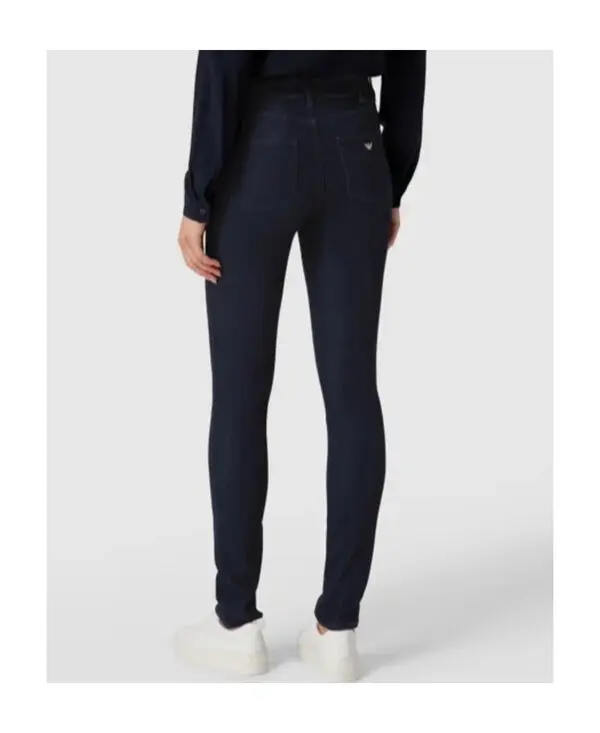 Emporio Armani High-waisted Slim-cut Trousers