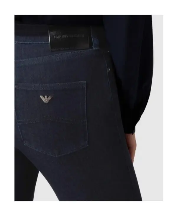 Emporio Armani High-waisted Slim-cut Trousers