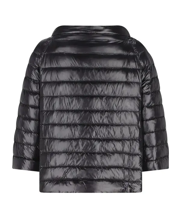 Herno Reversible Buttoned Padded Jacket - Black