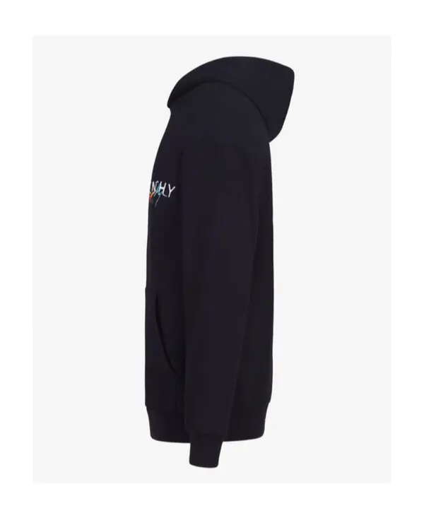 Givenchy Rainbow Logo Cotton Hoodie