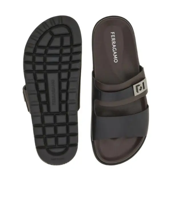 FERRAGAMO Chunky Buckle Sandals
