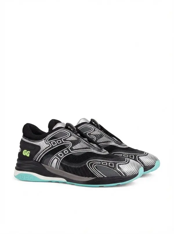 Gucci Ultrapace R Series Sneakers - Black