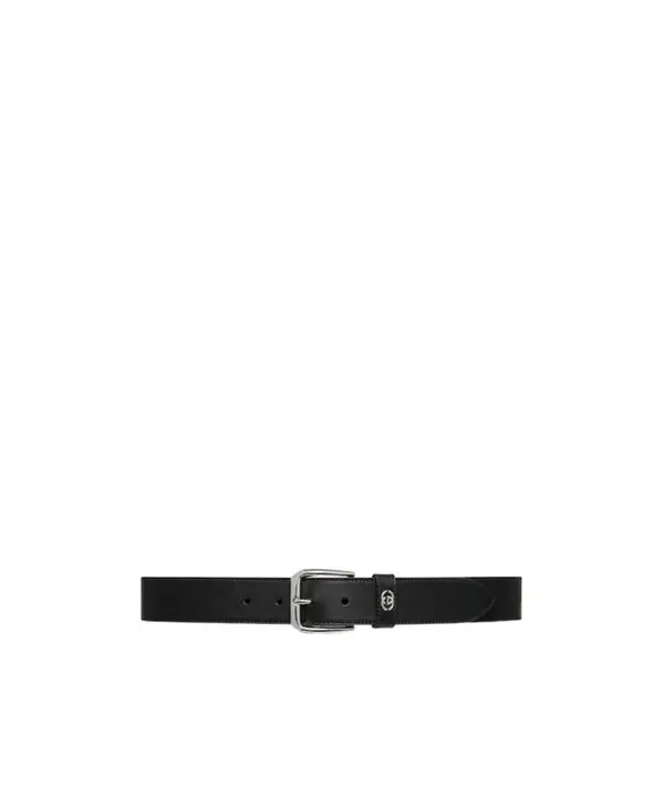 Gucci Interlocking G Detail Belt - Black