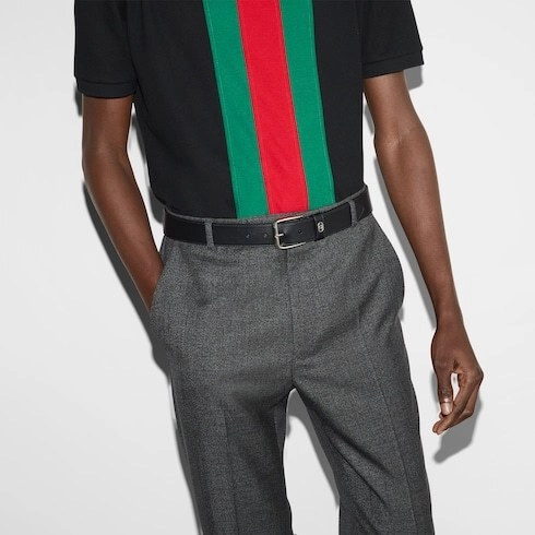 Gucci Interlocking G Detail Belt