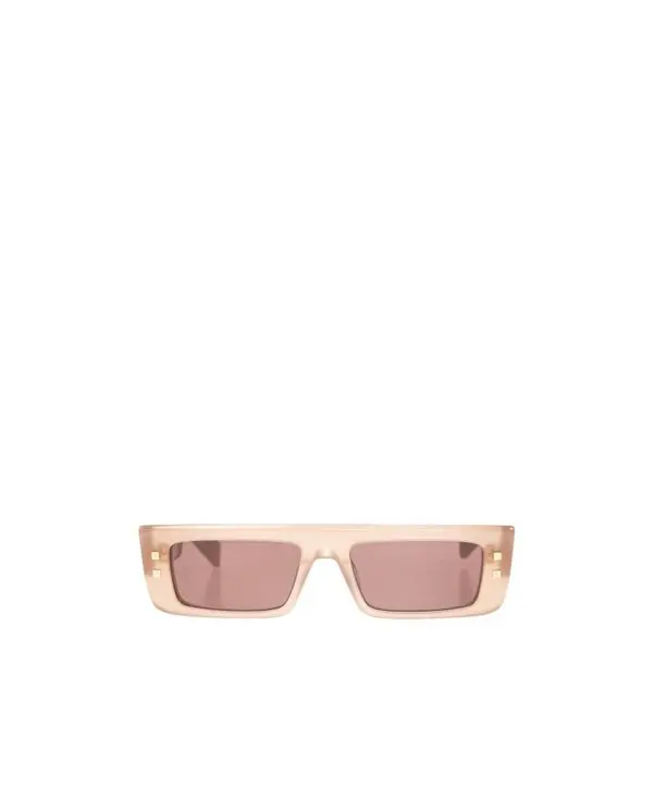 Balmain B.army Iii Rectangle Frame Sunglasses