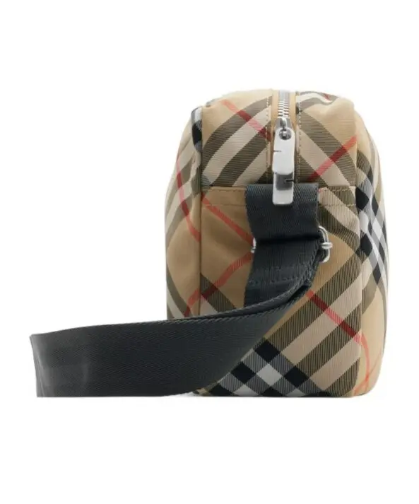 Burberry Vintage Check Equestrian Knight Motif Messenger Bag