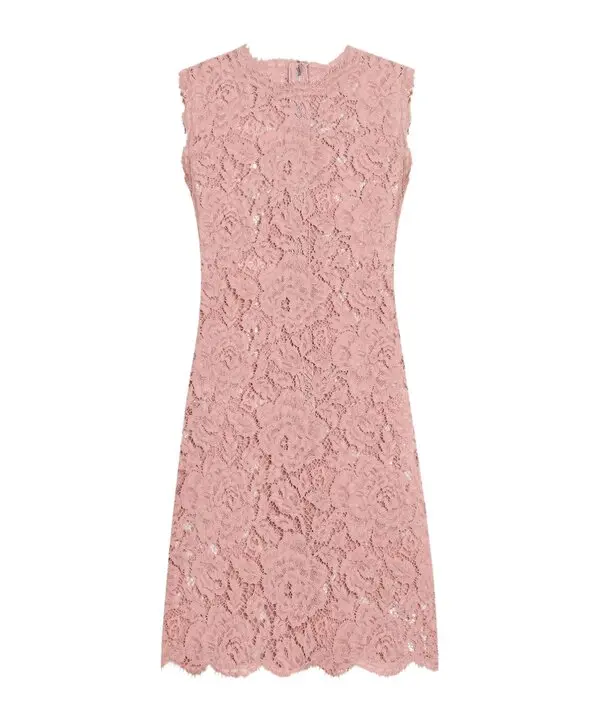 Dolce & Gabbana A-line Lace Mini Dress
