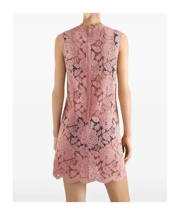 Dolce & Gabbana A-line Lace Mini Dress