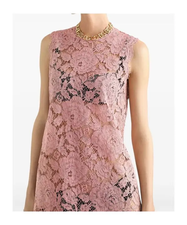 Dolce & Gabbana A-line Lace Mini Dress