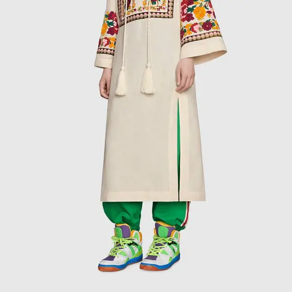 Gucci Multicolored Logo High-top Sneakers - Multicolor