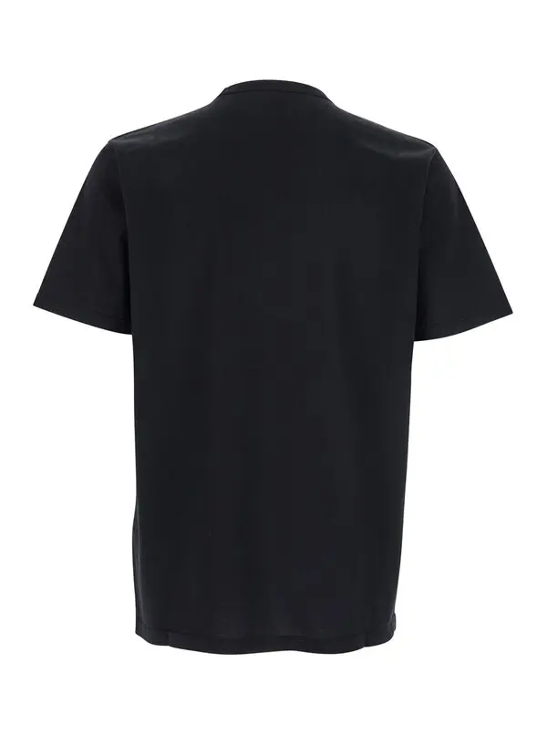 C.P. COMPANY Gasato Short Sleeved Logo Jersey T-shirt - Black